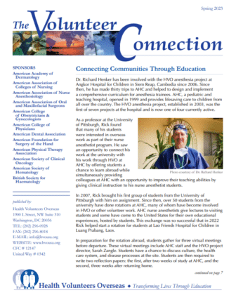 The Volunteer Connection - Health Volunteers Overseas
